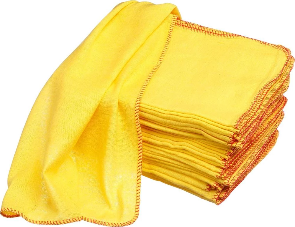 Ultra soft Yellow Duster, Multipurpose Yellow dust Cleaning Cloth ...