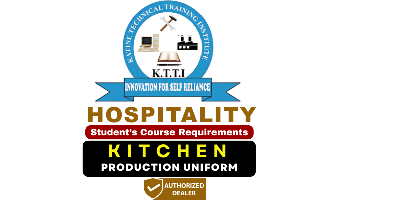 Katine Technical Training Institute Production Kitchen Uniform Full Set ...