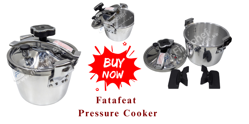 Fatafeat Aluminum Pressure Cooker, with Secure Lid and Strong Seal ...