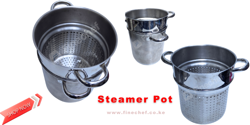 High Quality Stainless Steel Steamer Pot with a Perforated Insert ...