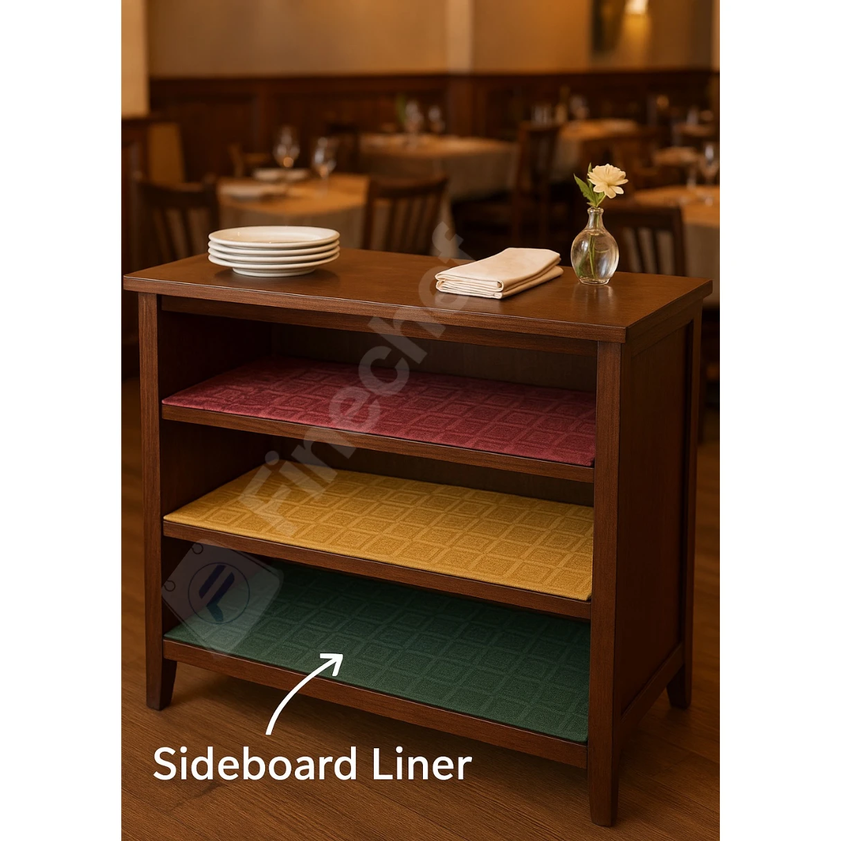 Damask Sideboard Liner for Sideboards and Buffets | Finechef Kenya Ecommerce