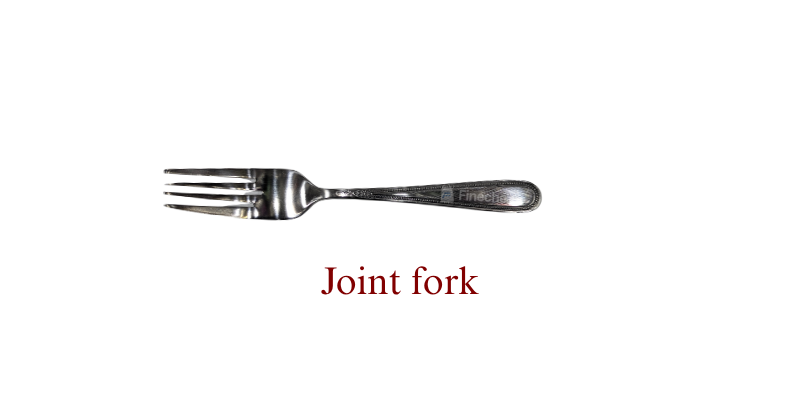Stainless Steel Joint Fork Cutlery, 12pcs Table Forks for Protein Meals ...